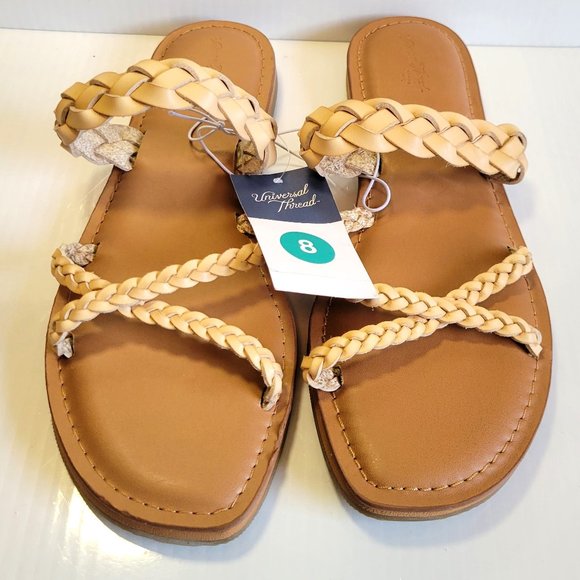 Universal Thread | Shoes | Universal Thread Hilda Bone Boho Braided ...